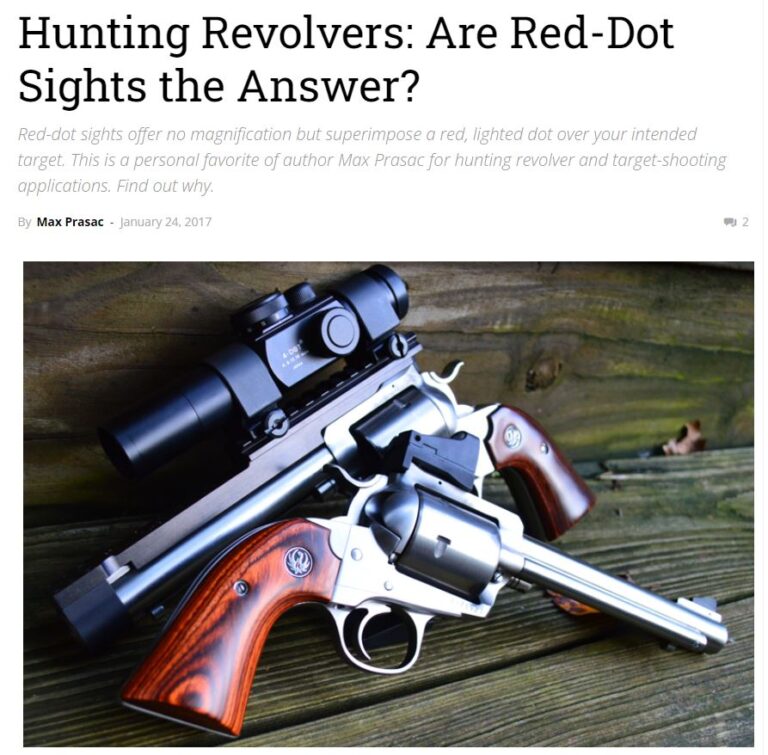 Ultradot Red Dot Sights | Bullseye Pistol Shooting